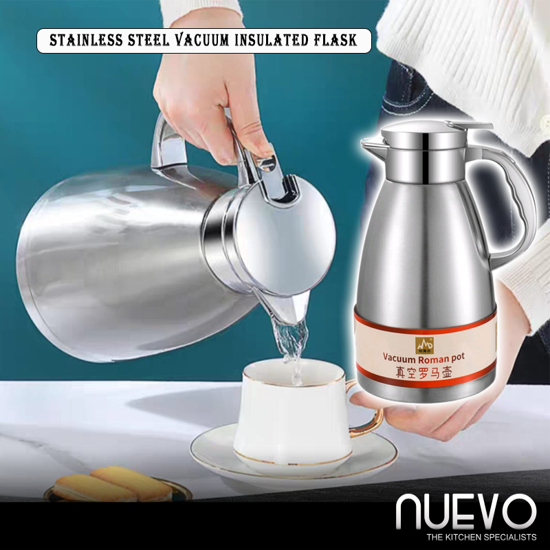 1.8L/2.3L 304 Stainless Steel Thermal Insulation Kettle Large-capacity Thermal Insulation Pot ...