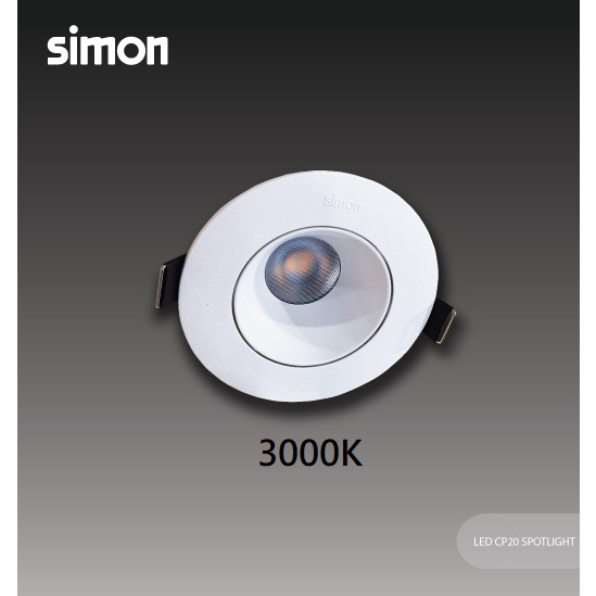 SIMON CP20 5W LED Eyeball Spotlight 3000K / 4000K / 6000K Ceiling Light ...