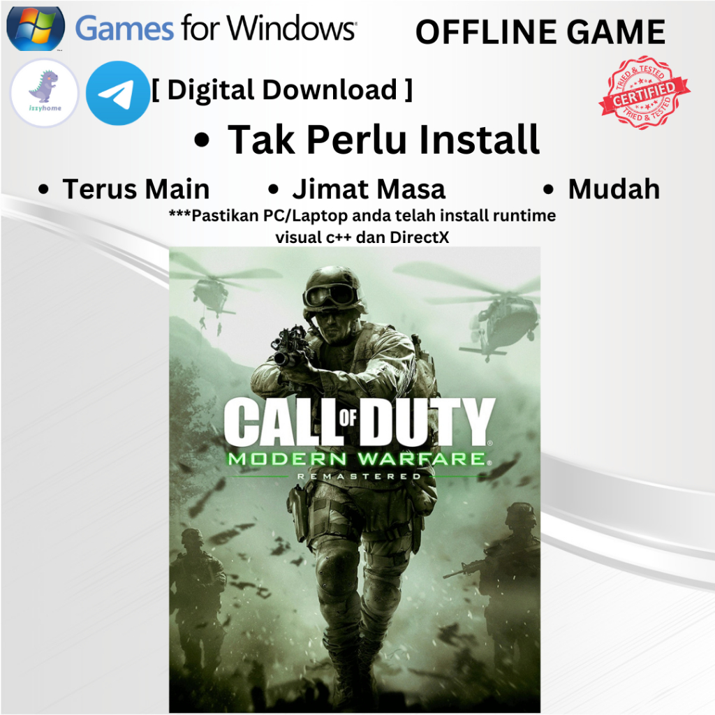 [PC Offline Game Portable]Call Of Duty Remasterd[Digital Download ...