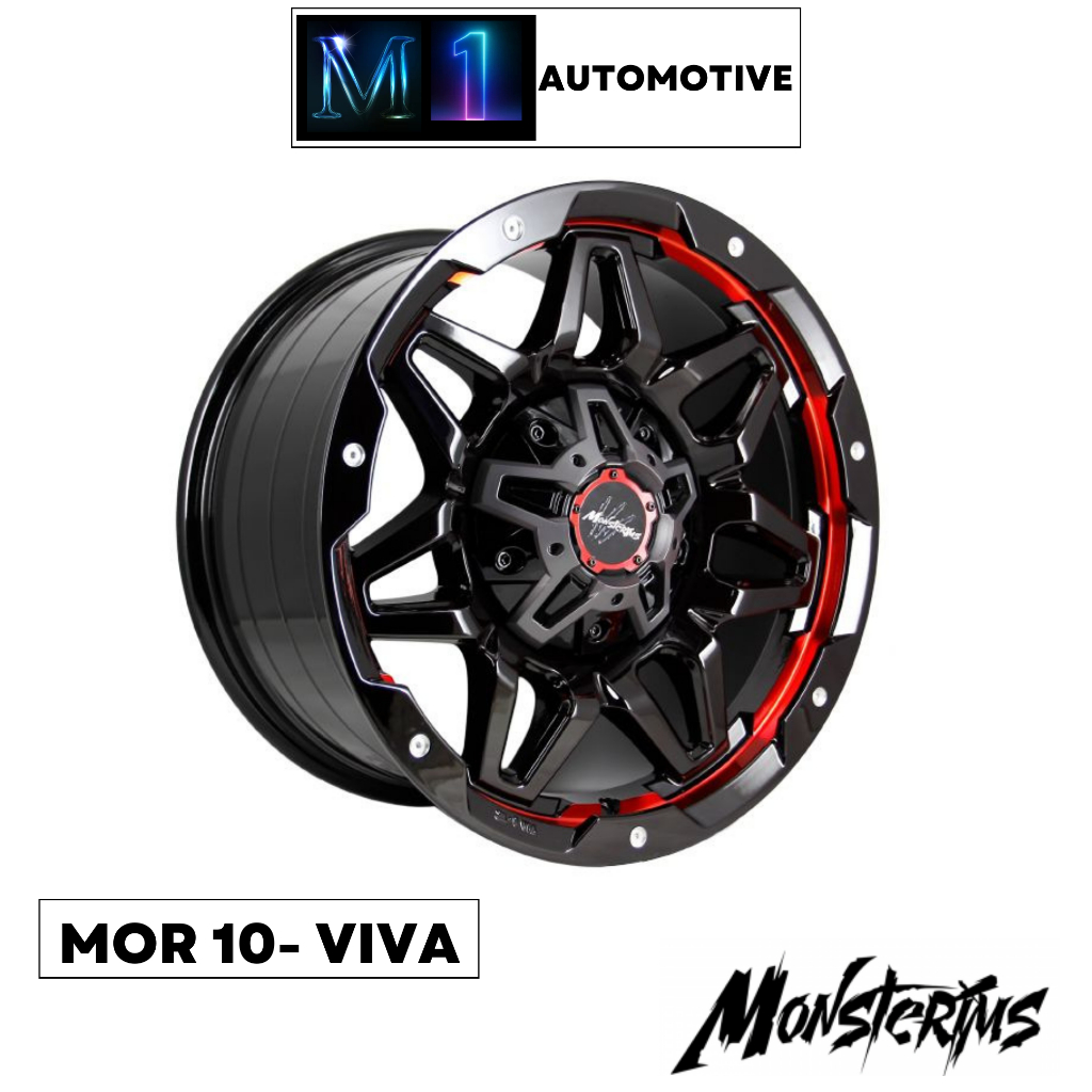 MOR-10 VIVA Monsterims Off Road Rim 4x4 Rim Original Monsterims 16 17 ...