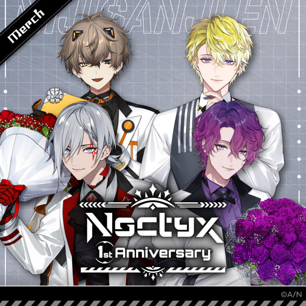(Pre-o) Nijisanji EN Noctyx 1st Anniversary Goods / 彩虹社EN Noctyx 一週年紀念周邊 | Shopee Malaysia