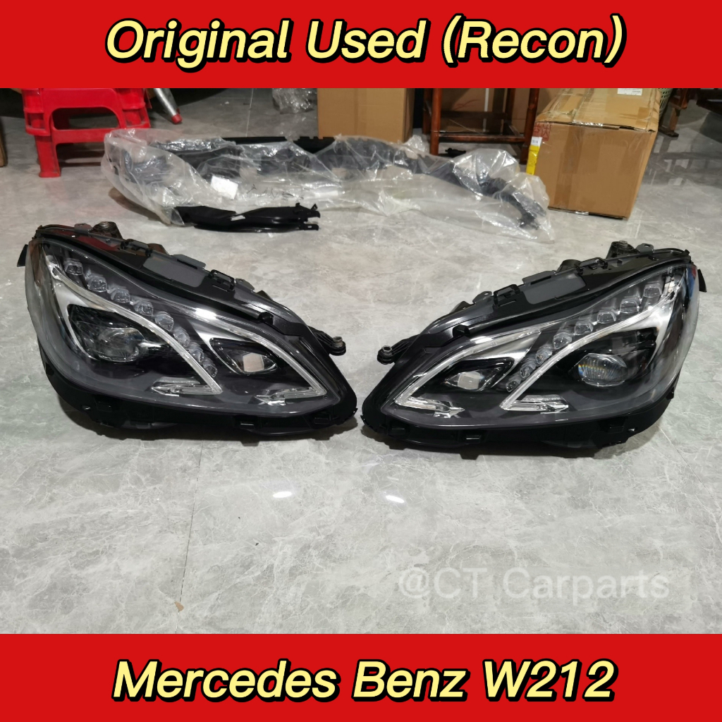 Mercedes Benz W212 Headlamp/Headlight Original E Class E200 E240 E250 ...