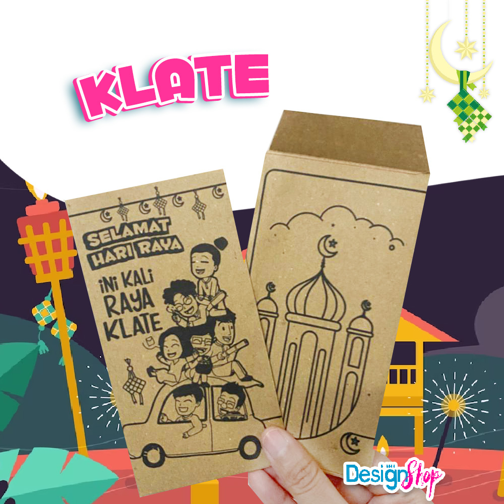 Sampul raya doodles 2023 / ada variasi setiap negeri / 10 pcs 1 paket ...