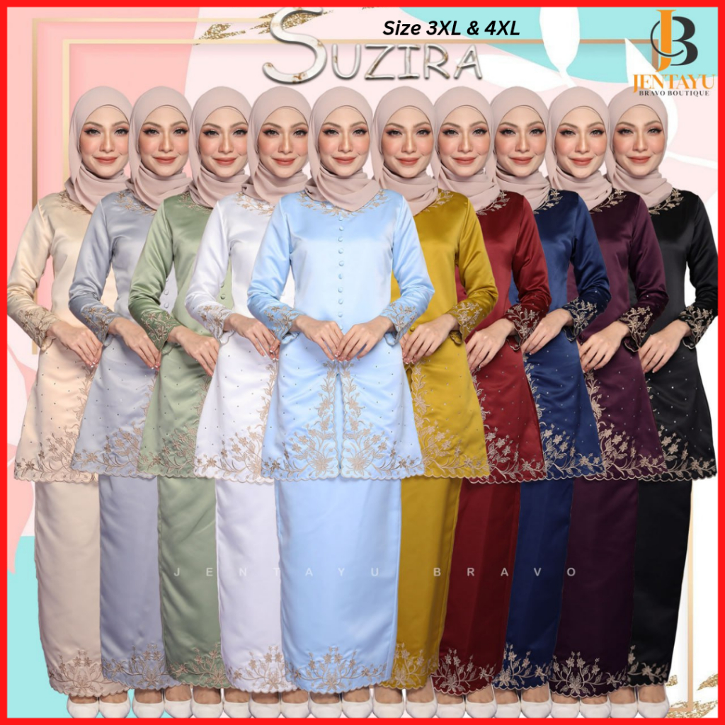 Baju Kurung Moden Raya 2023 Tunang Akad Nikah Plus Size SUZIRA Kurung ...