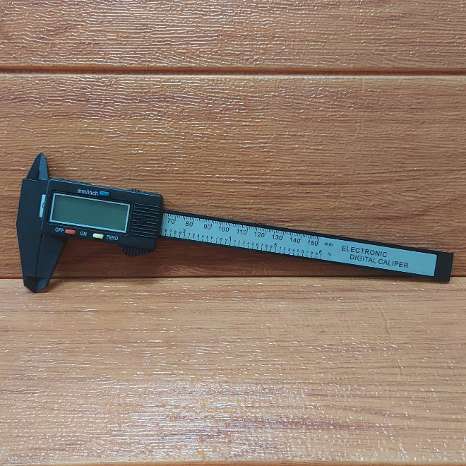 BIG LCD Digital Vernier Caliper Carbon Fiber Composiye Gauge Micrometer ...