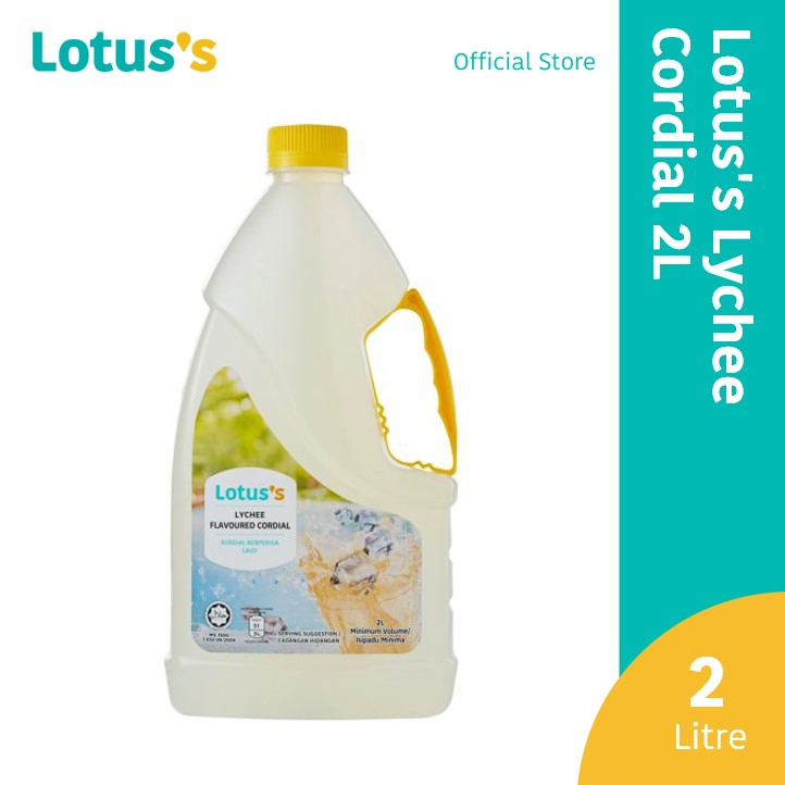 Lotus's Lychee Flavoured Cordial 2L | Shopee Malaysia