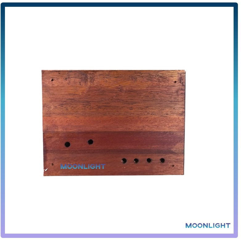 Wood Meter Board 9" x 12" with hole / Papan Kayu Meter dgn Lubang ...