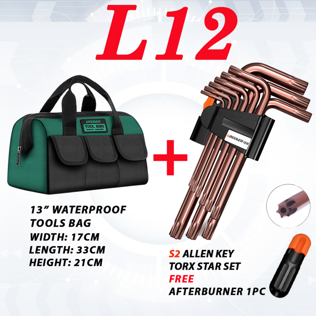 Allen Key Set Heavy Huty.Color Coded Ball Point Allen Key.(1.5mm～10mm ...