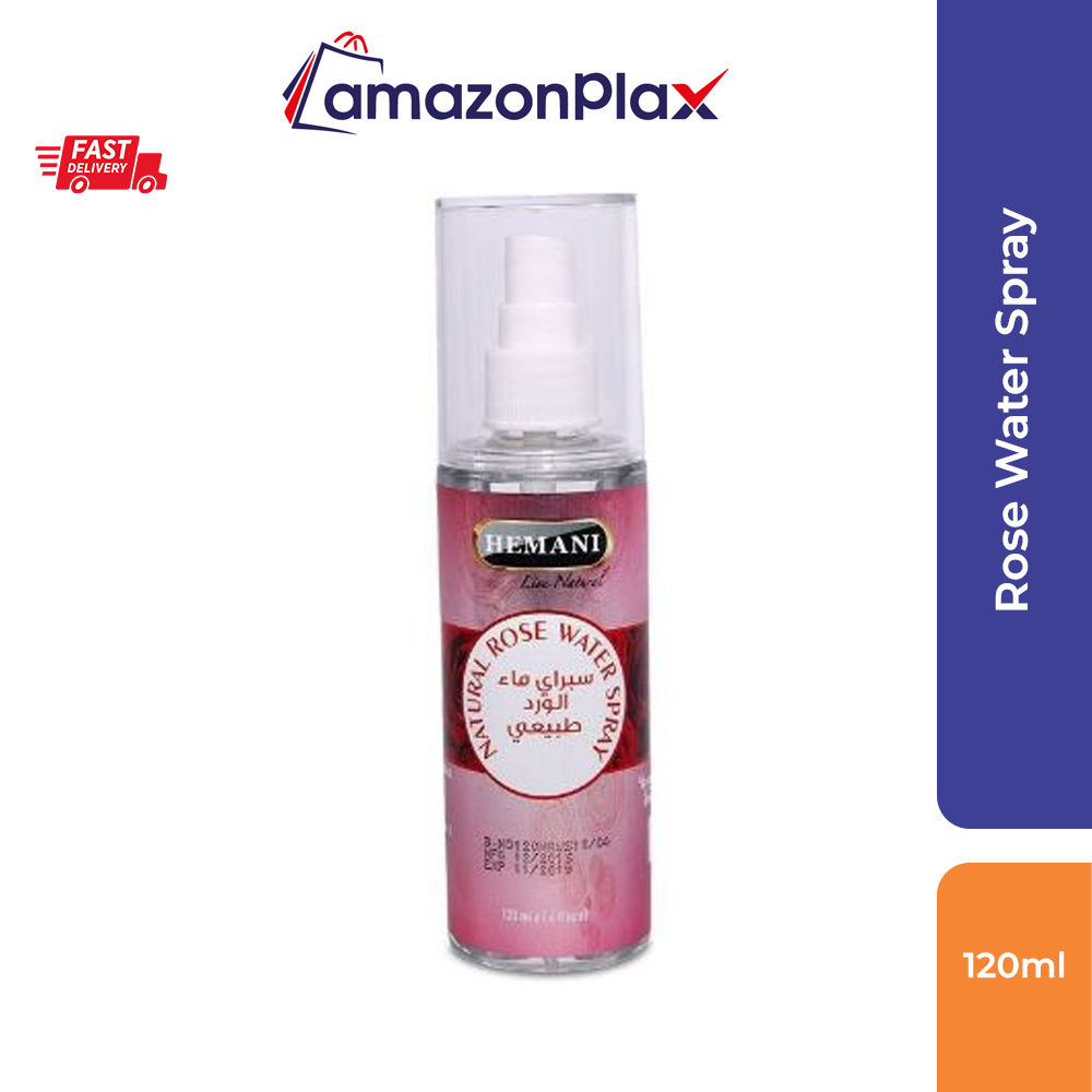 Hemani Natural Rose Water Spray 120ml Shopee Malaysia