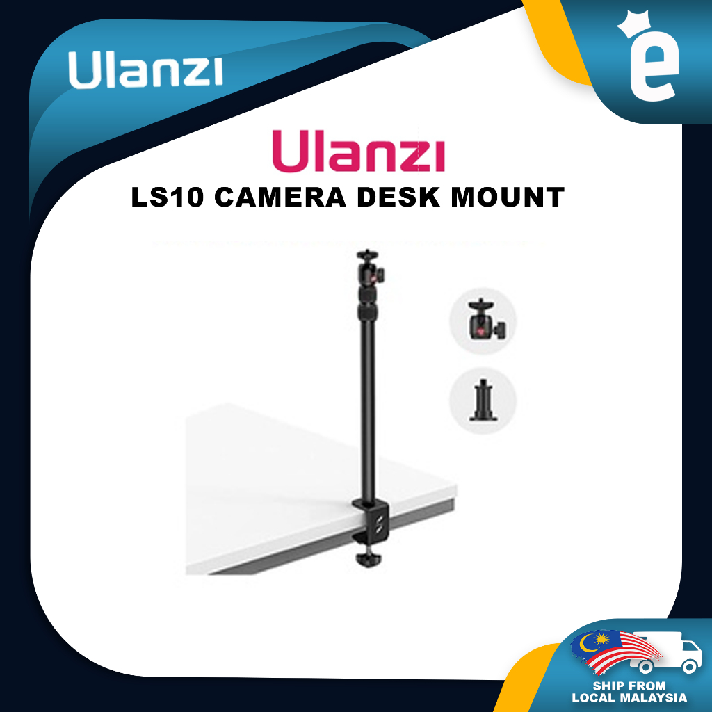 VIJIM LS10 Camera Mount Desk Stand with Flexible Auxiliary Holding Arm ...