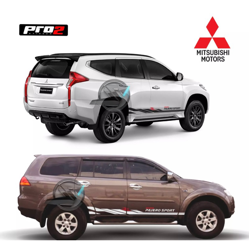 (Ready Stock) S976# Mitsubishi Pajero Sport Car Body Vinyl Decal ...