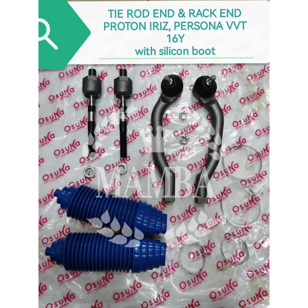 TIE ROD END & RACK END PROTON IRIZ, PERSONA VVT 2016Y WITH STEERING ...