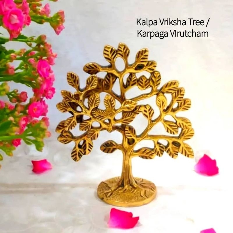 Kalpavriksha Tree / Karpaga VirutchamBrass Antique Finish Kalpavriksha ...