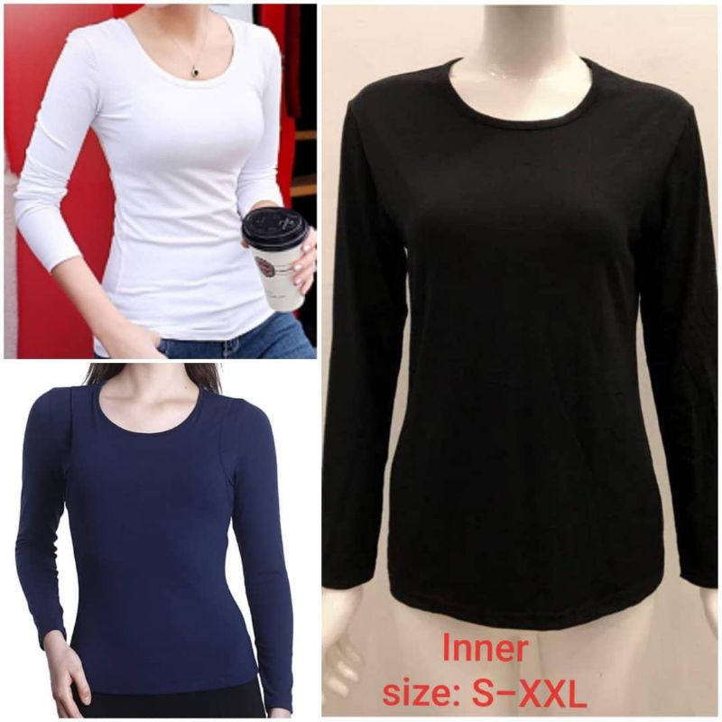inner hitam ( plain ) . | Shopee Malaysia