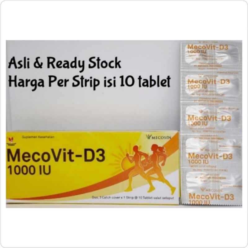 mecovit d3 1000iu per 1 strip 10 tablet | Shopee Malaysia