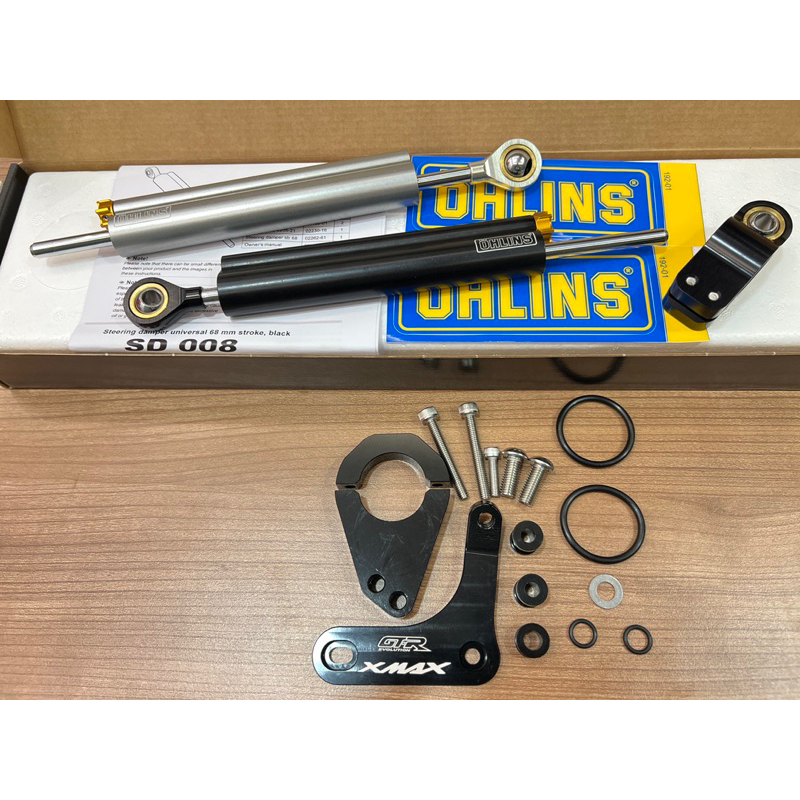 ORIGINAL OHLINS DAMPER SD001 SD008 + X-MAX XMAX250/ 300 DAMPER BRACKET ...