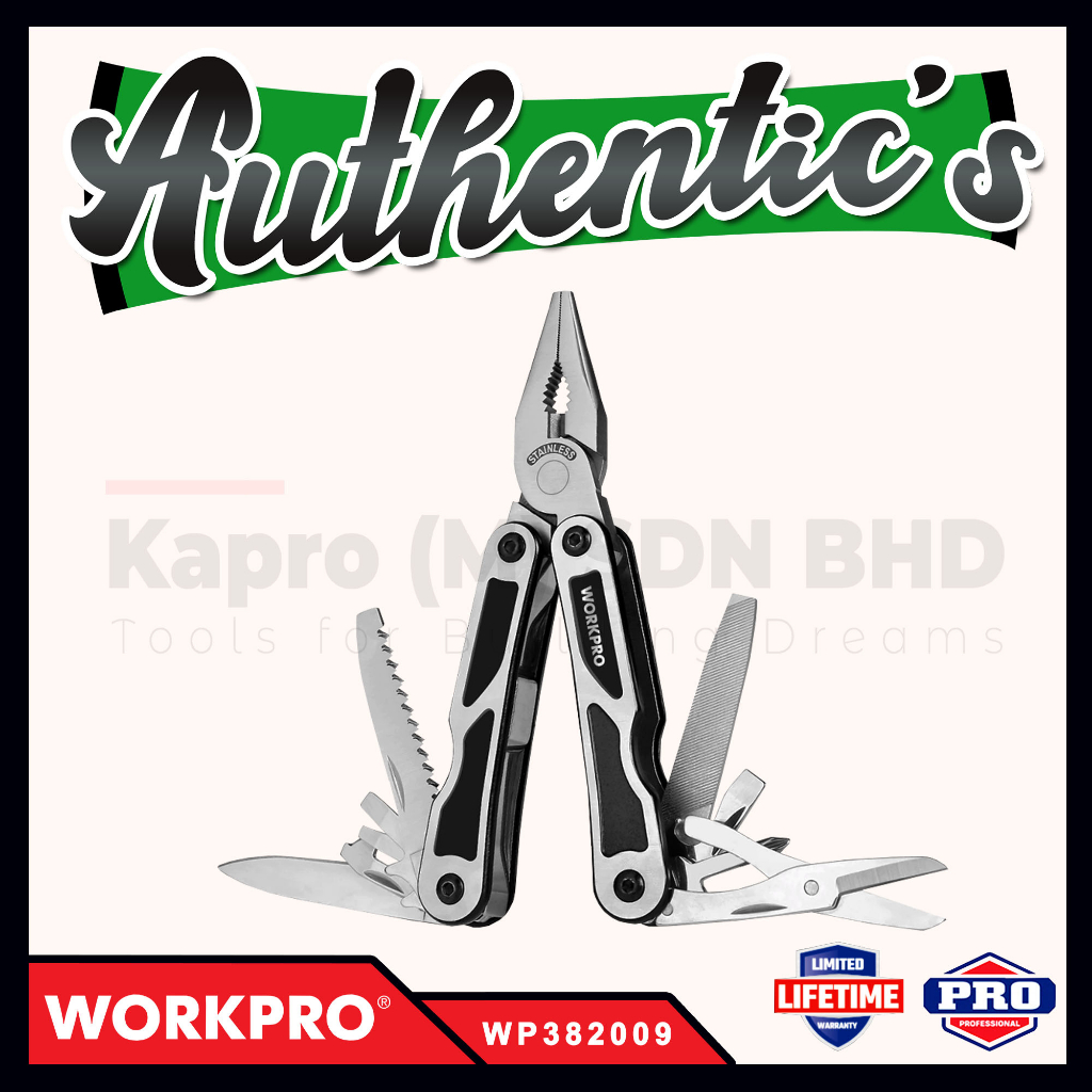 WORKPRO WP382009 15-IN-1 Multi-Purpose Pliers | Shopee Malaysia
