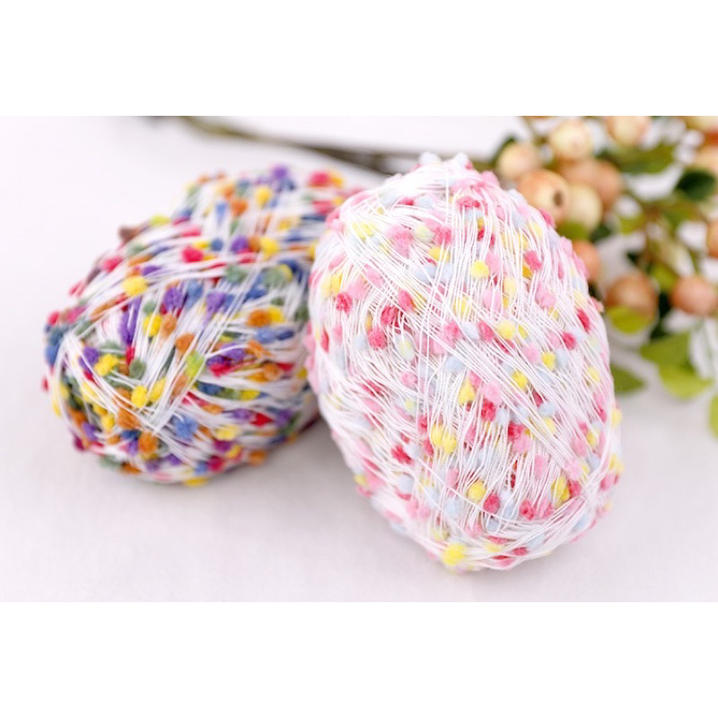 🇲🇾🧶READY STOCK ️🧶 豆豆线 雪妃尔 Xue Fei Er Dou Dou Xian 50g Crochet Knitting Yarn | Shopee Malaysia