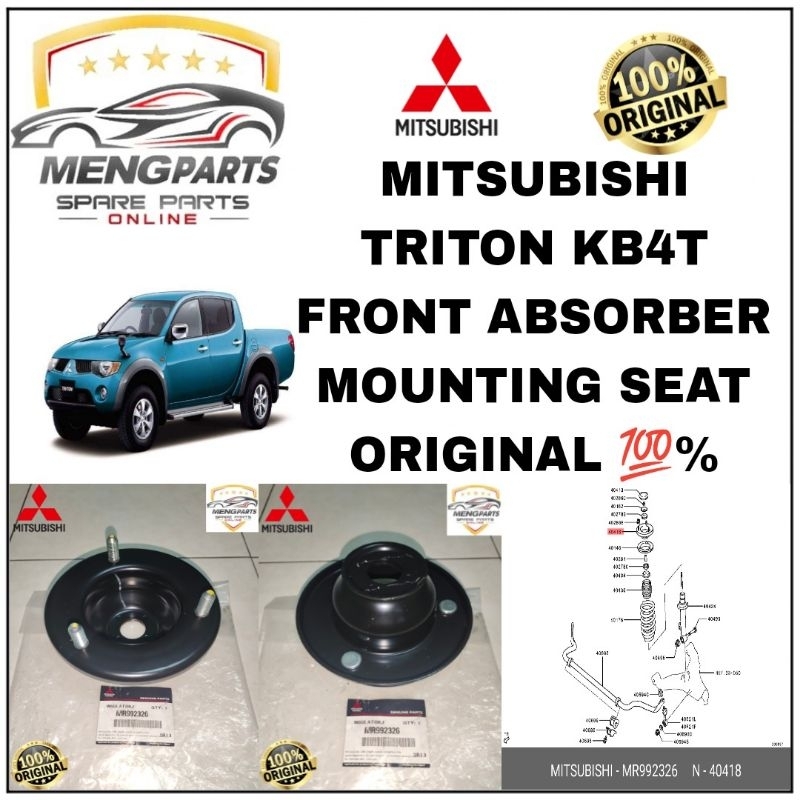 ORIGINAL 💯% MITSUBISHI TRITON KB4T KJ3T KK1T KL1T 4WD 2005Y-2024Y FRONT ...