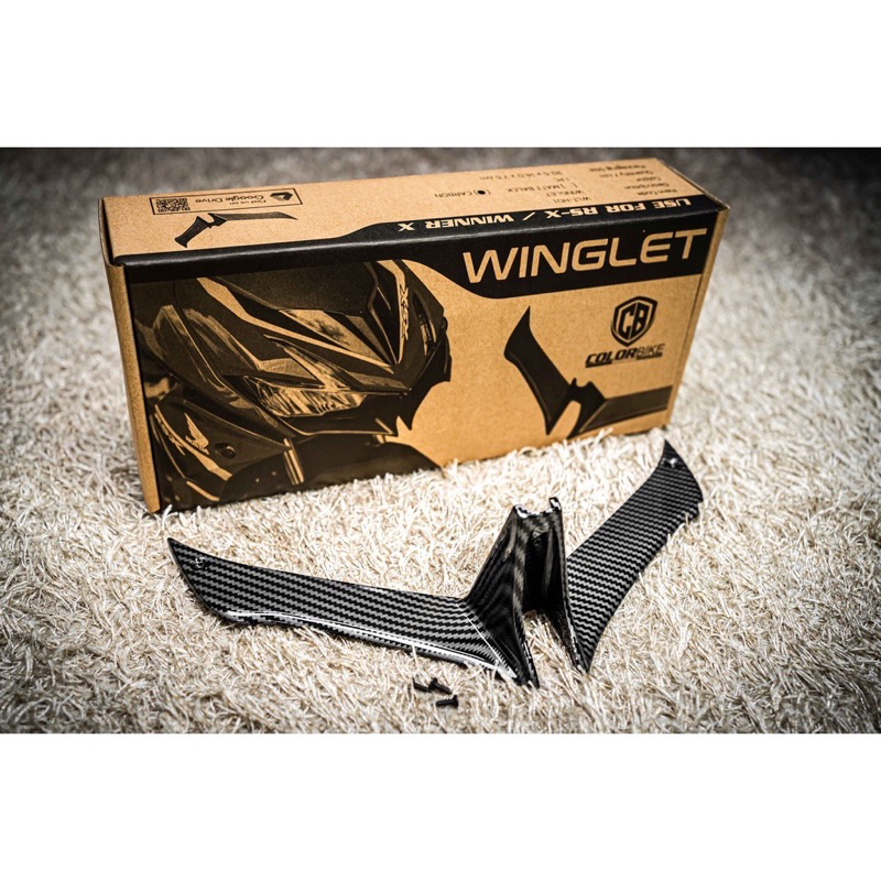 Winglet Kelawar ABS for RS-X 150 / Winner X Cover Lampu Dada Carbon ...