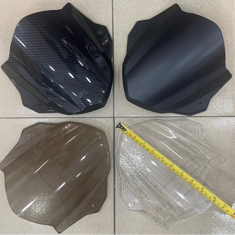 YAMAHA Y16 Y16ZR COWLING VISOR WINDSHIELD WIND SHIELD -25CM HIGH (MATT ...