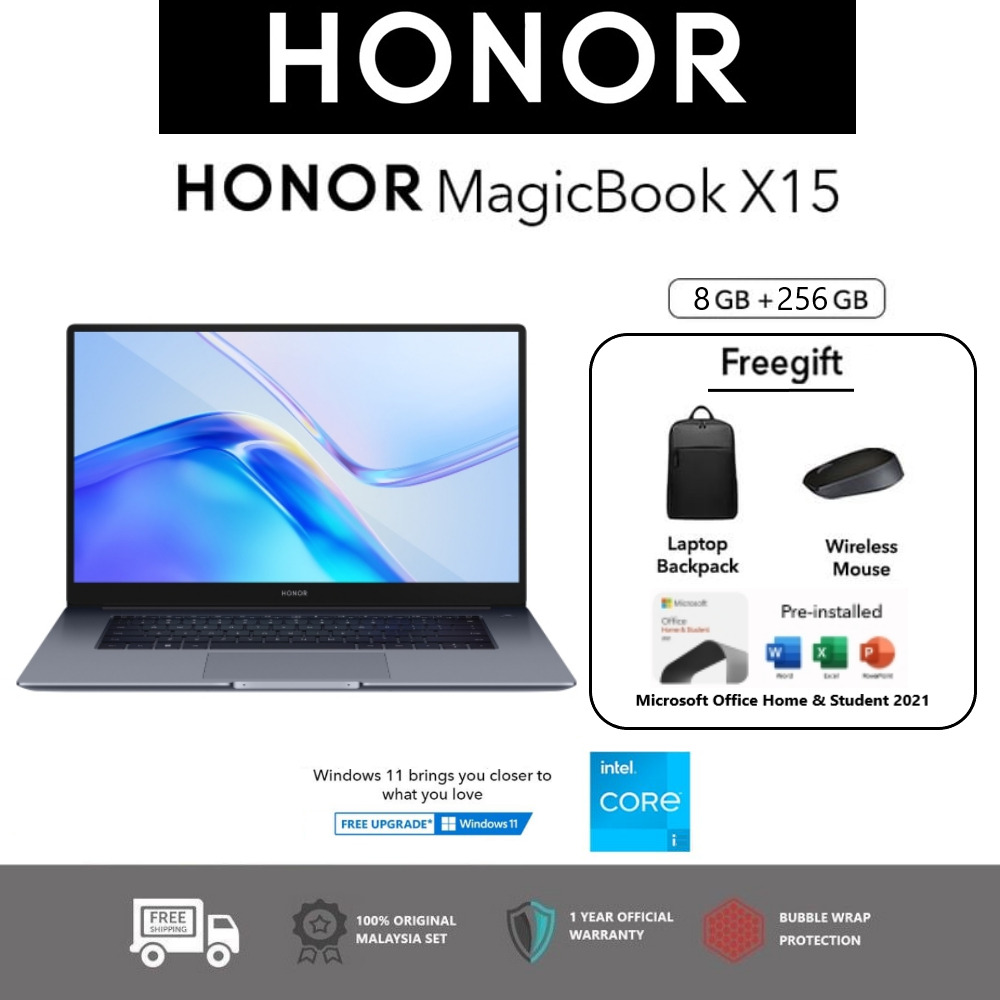 HONOR Magicbook X15 (8GB+256GB SSD) | Magicbook 14 Laptop (8GB+512GB ...