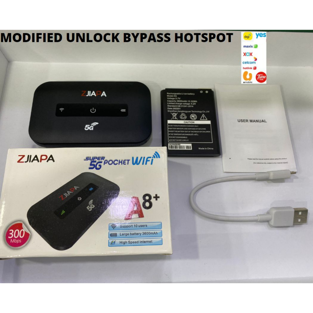 Moden Modified Portable Wifi 4G LTE A8+ Pocket WiFi Unlimited Hotspot ...