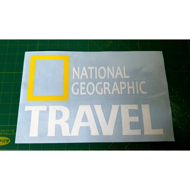 NATIONAL GEOGRAPHIC STICKER CUTTING 4X4 JEEP KERETA TAMPAL LUAR CERMIN ...