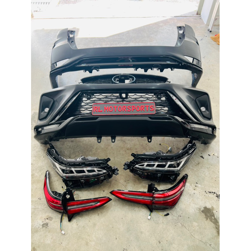 Toyota fortuner 2016 2017 2018 2019 convert 2020 facelift bodykit body ...