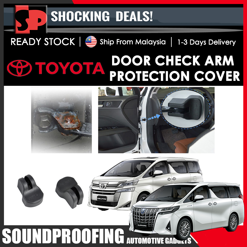 Toyota Alphard Vellfire Door Check Arm Protection Cover 2pcs | Shopee ...