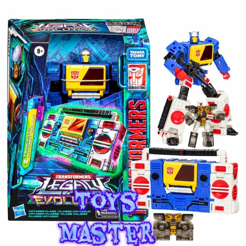 Hasbro Transformers Legacy Evolution Voyager Class Twincast and Autobot ...