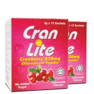CRAN LITE CRANBERRY SACHETS 5G X 12 SACHETS EXP 2026/06 | Shopee Malaysia