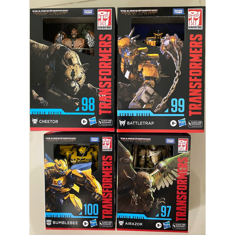 Transformers Studio Series SS-97 Airazor SS-98 Cheetor SS-99 Battletrap ...