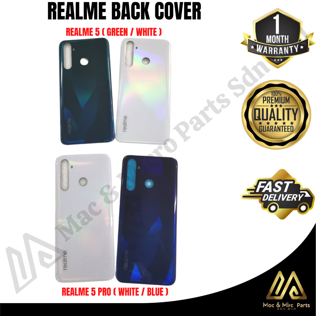 REALME 5 / 5 PRO BACK COVER ( READY STOCK ) | Shopee Malaysia