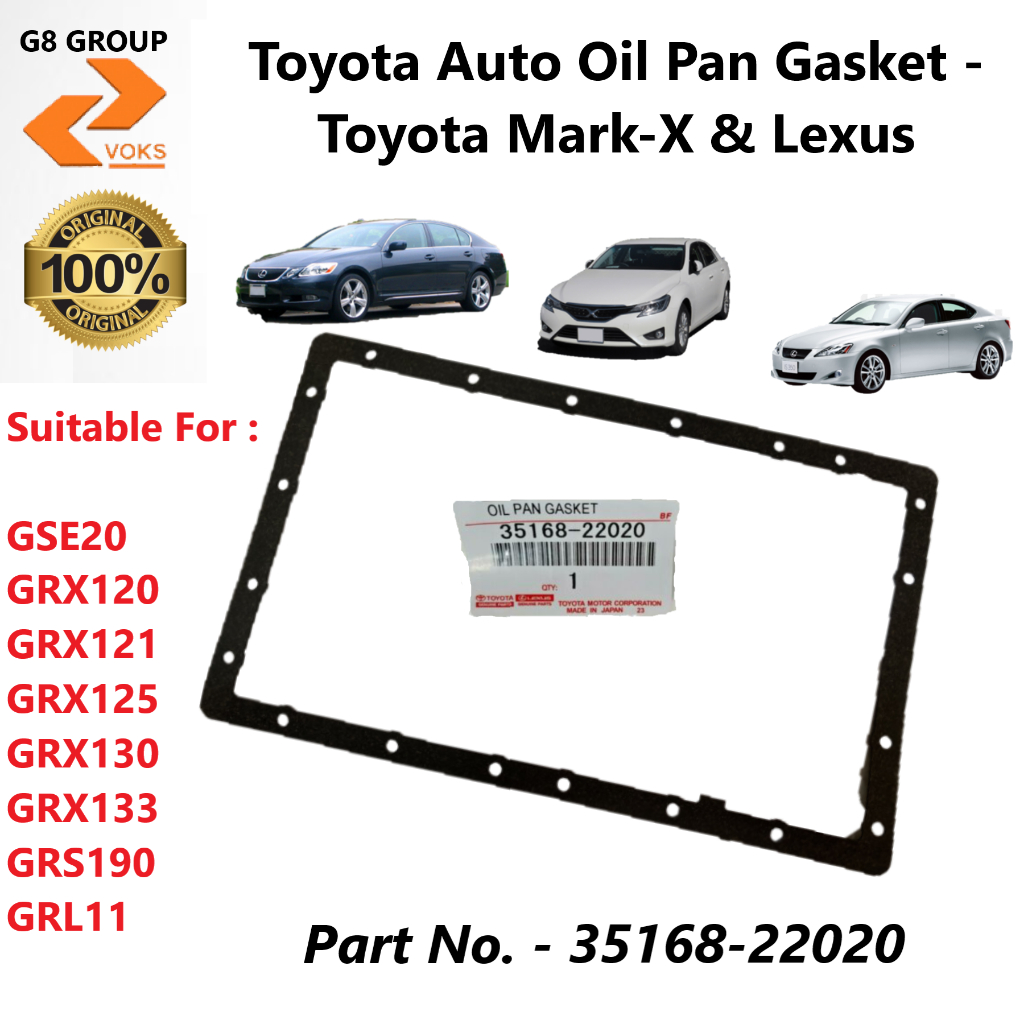 Toyota Auto Oil Pan Gasket - Toyota Mark-X & Lexus ( 35168-22020 ...