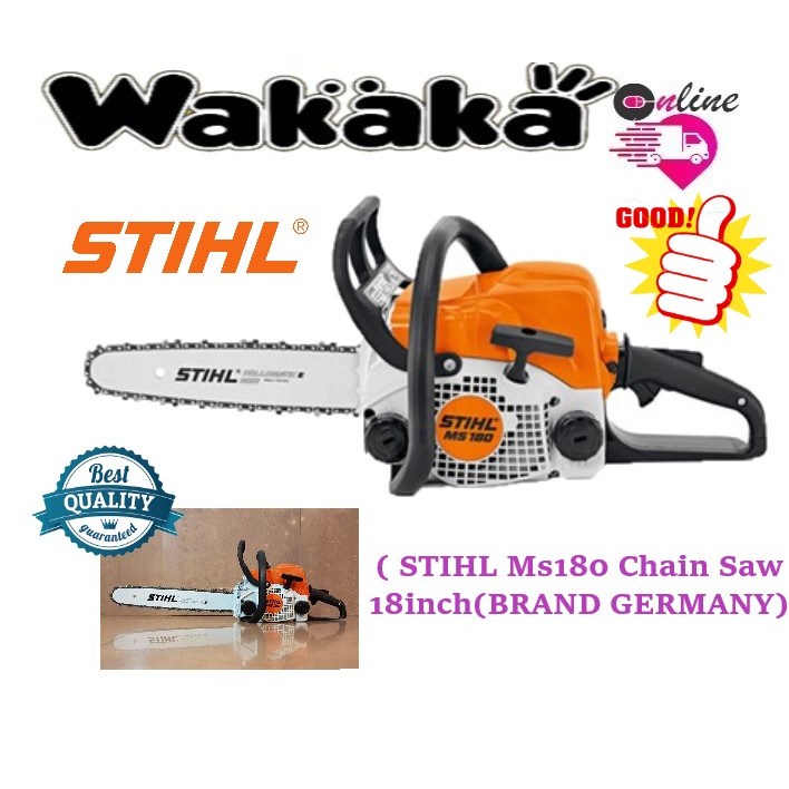 STIHL Ms180 Chain Saw 18inch (BRAND GERMANY) | Shopee Malaysia