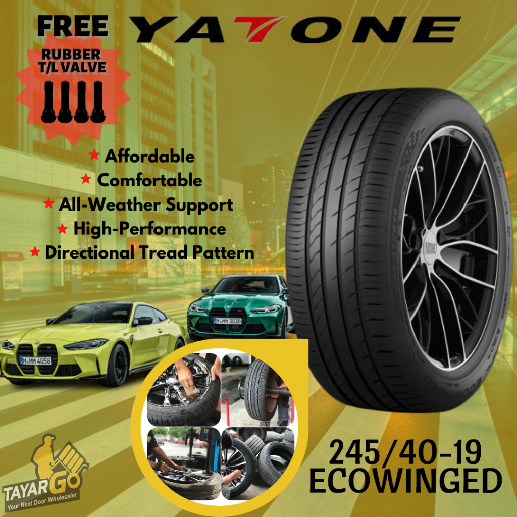 TAYARGO New Car Tyre 245 40 19 Yatone Tyres China Tyre Kereta Car Tayar Kereta Murah Tayar ...