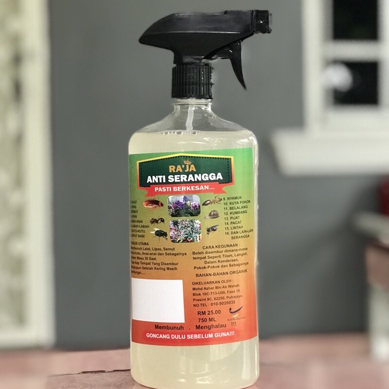 [ORIGINAL HQ ️] 750ml RAJA ANTI SERANGGA , RACUN SERANGGA 💯 BAHAN ...