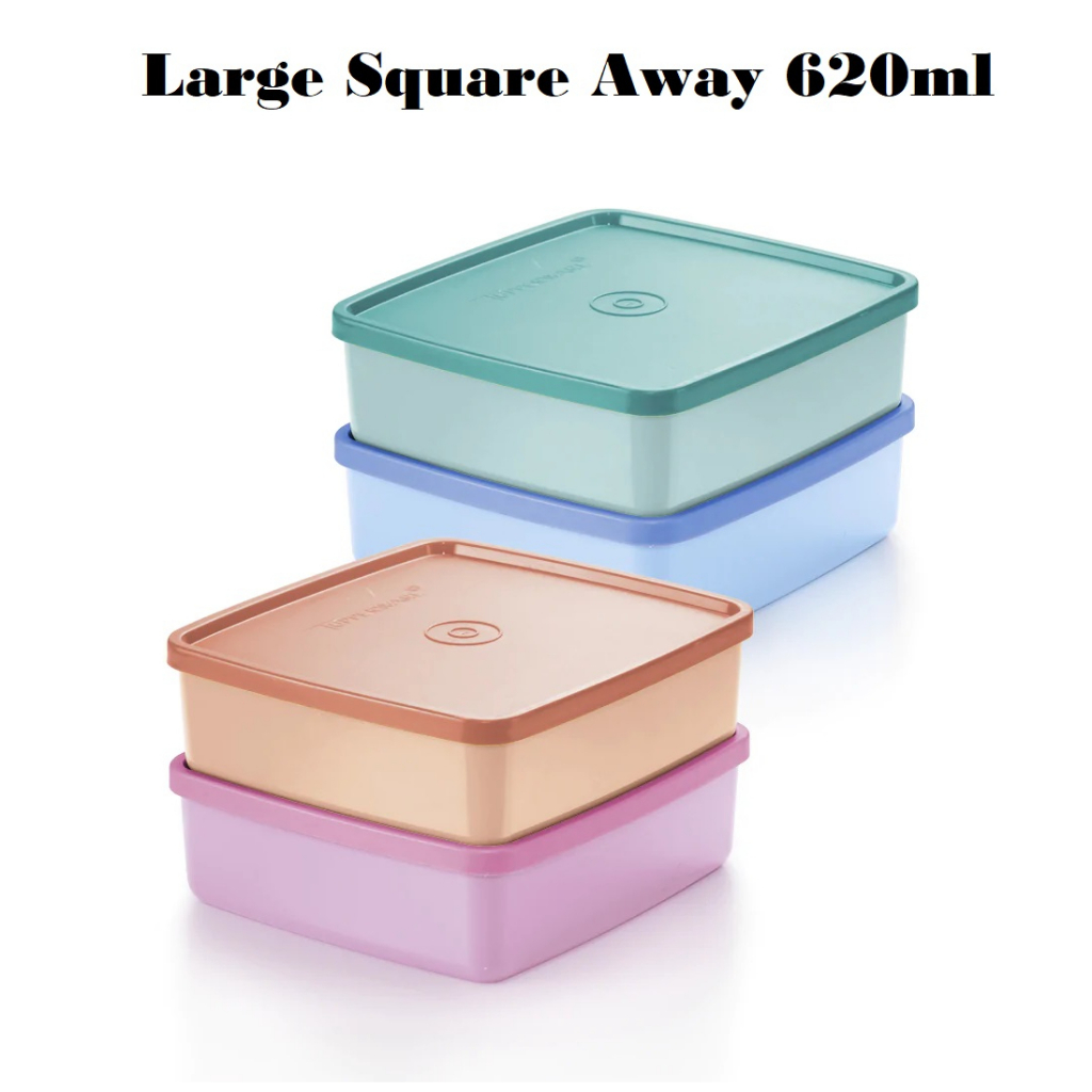 Tupperware Large Square Away 620ml | Shopee Malaysia