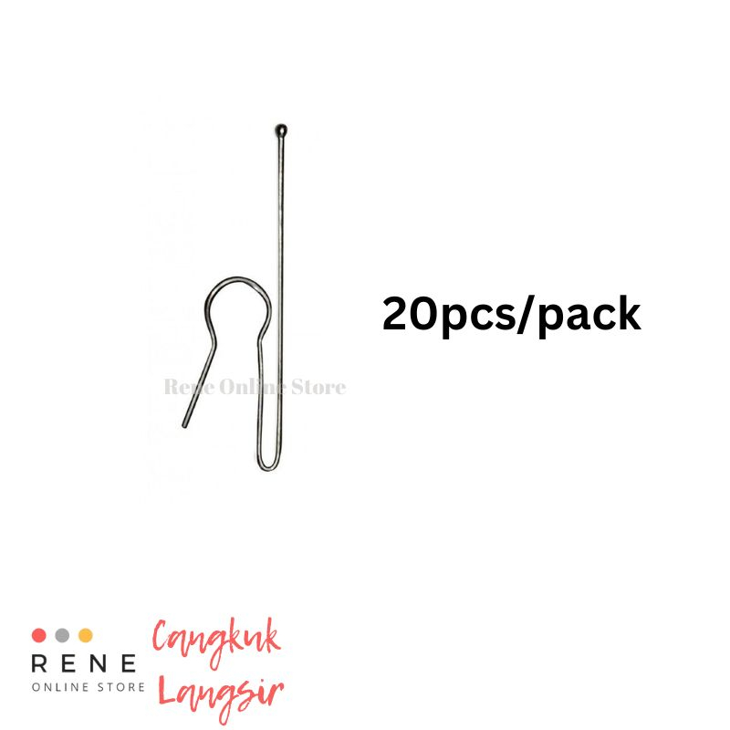 RENEOS Curtain Accessories - Cangkuk Langsir Tebal & Tahan Lama Hook ...