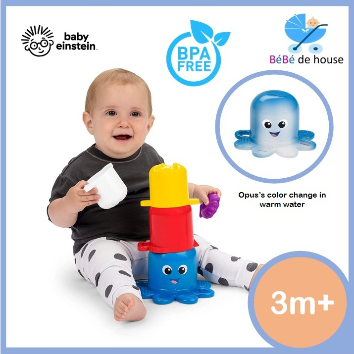 Baby Einstein Opus’s Stack & Stream Sensory Stacking Cups | Shopee Malaysia