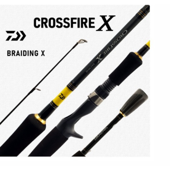 MADE IN VIETNAM DAIWA CROSSFIRE X ROD SPINNING AND BAIT CASTING ROD | Shopee Malaysia