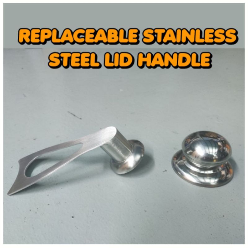 Replaceable Stainless Steel Lid Handle Lid Cover | Shopee Malaysia