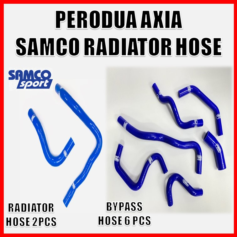 Perodua Axia 1.0 SAMCO Radiator and Bypass Hose | Shopee Malaysia