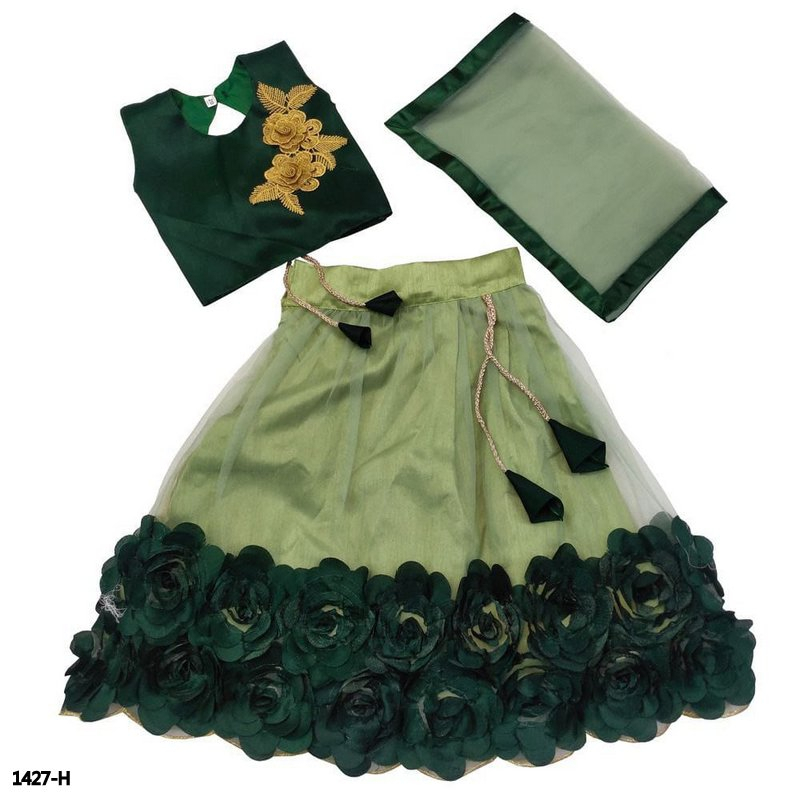 EF-1427~1 to 8 Years Kids Wear Fully Stitched Lehenga Choli | Shopee ...