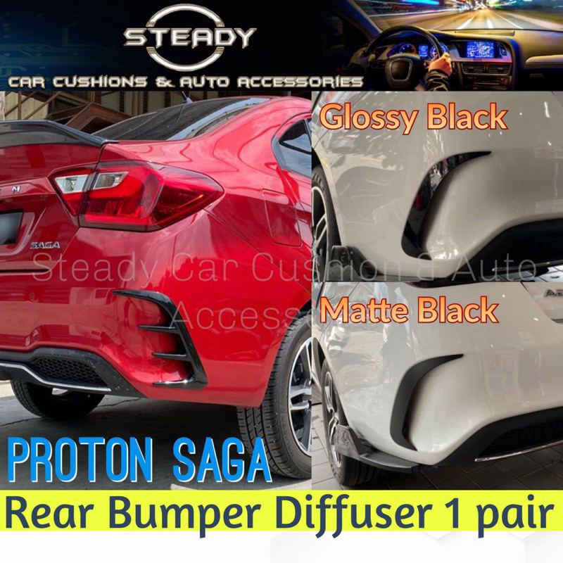 🔥NEW🔥Proton Saga 2024 MC2 Jerung Rear Bumper Diffuser Side Diffuser ...