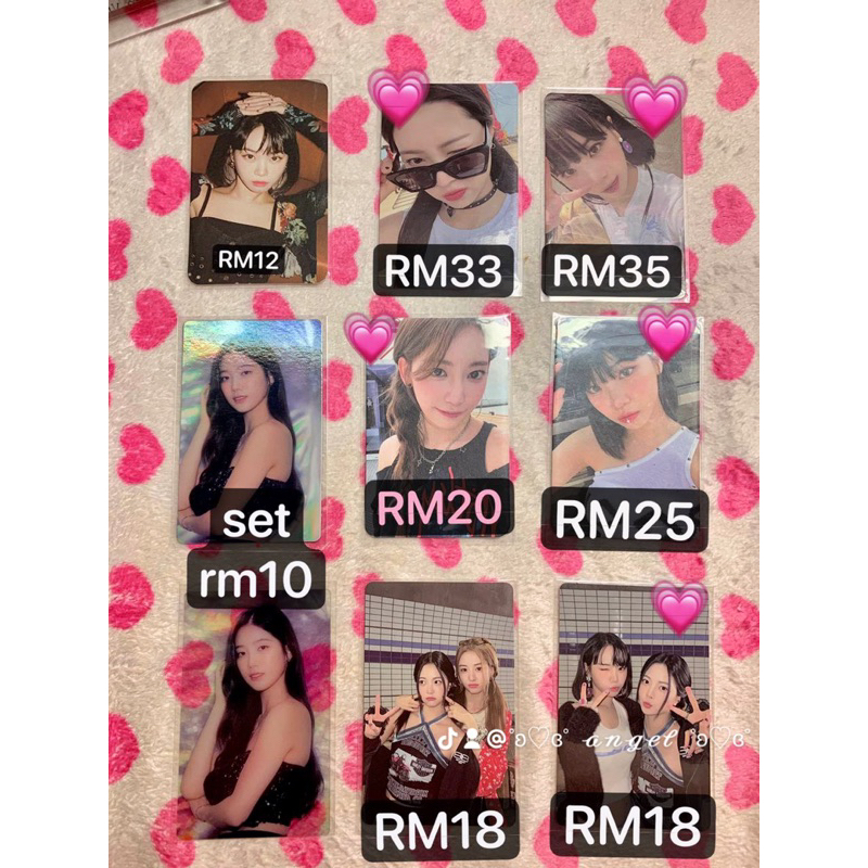 LE SSERAFIM PHOTOCARD (CHAEWON, YUNJIN, SAKURA, KAZUHA, EUNCHAE, GARAM ...