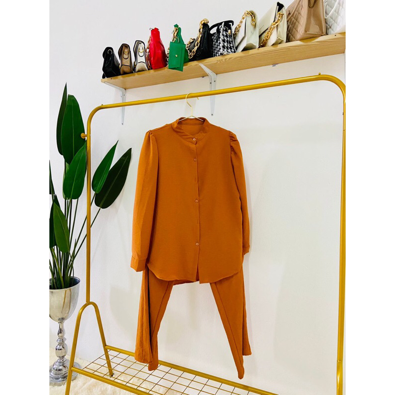 *READY STOCK* Clara set Free saiz ( orange bata) | Shopee Malaysia