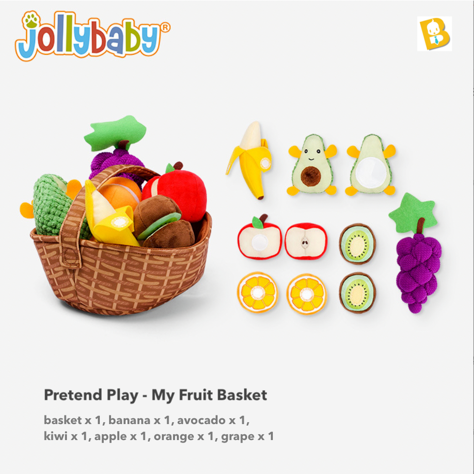 BabyBoss Jollybaby Multi-Sensory Peelable Vegetable Fruit Basket ...
