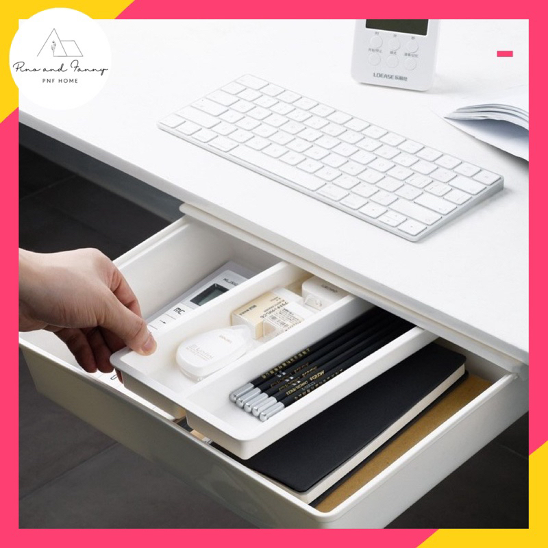 Under Desk Drawer Hidden Desk Bottom Drawer Storage Box Cabinet ...